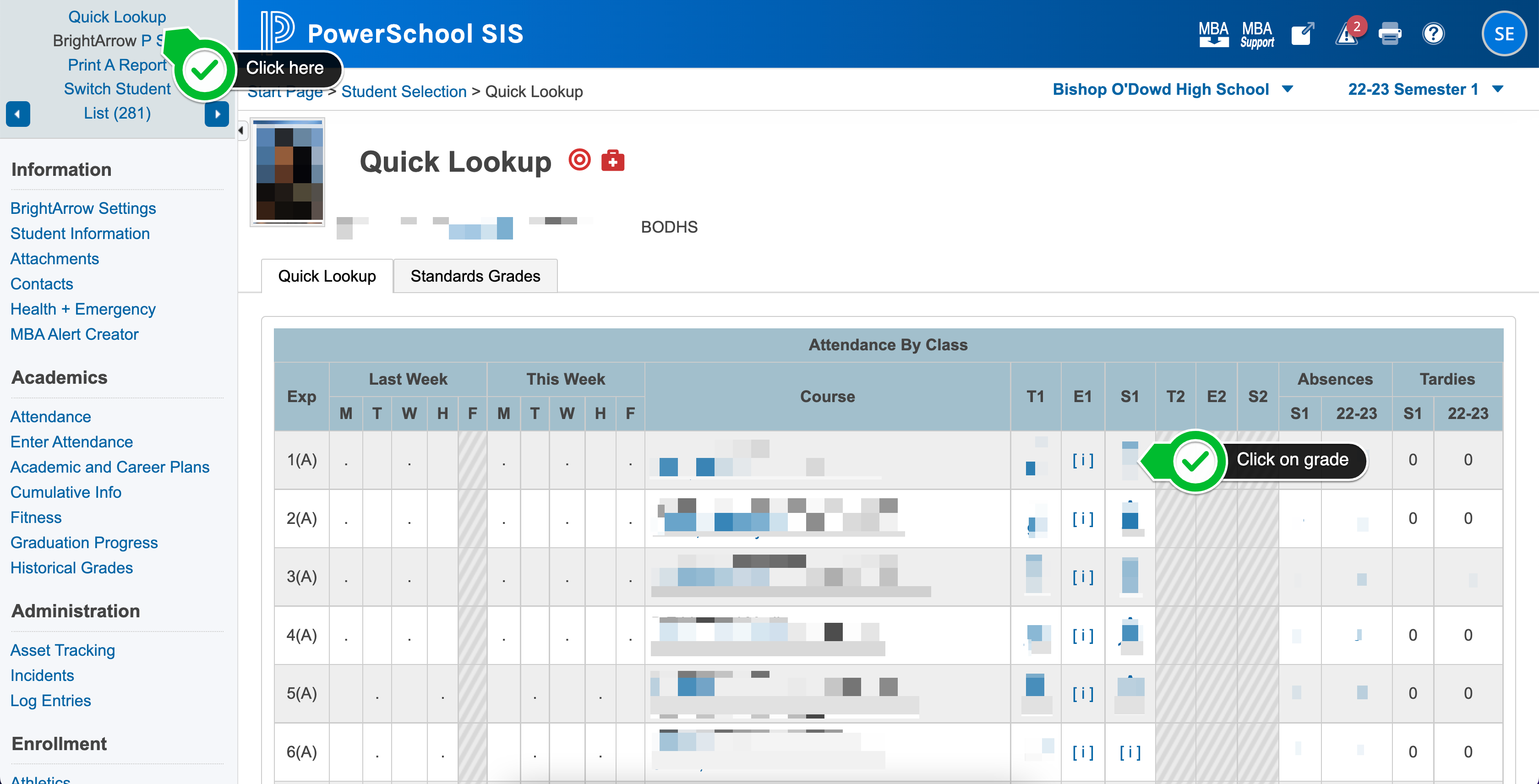 View Student Grades – Bishop O'Dowd High School Technology Help Center